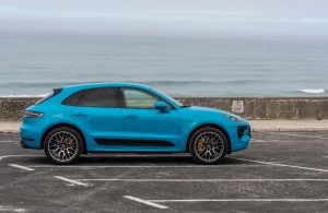 Where is the paint code on a Porsche Macan?