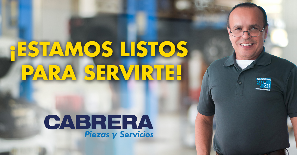 Cabrera Piezas y Servicios - Estamos listos para ayudarte - Cabrera ...