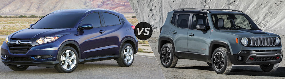 2016 Jeep Renegade V. 2016 Honda HR-V