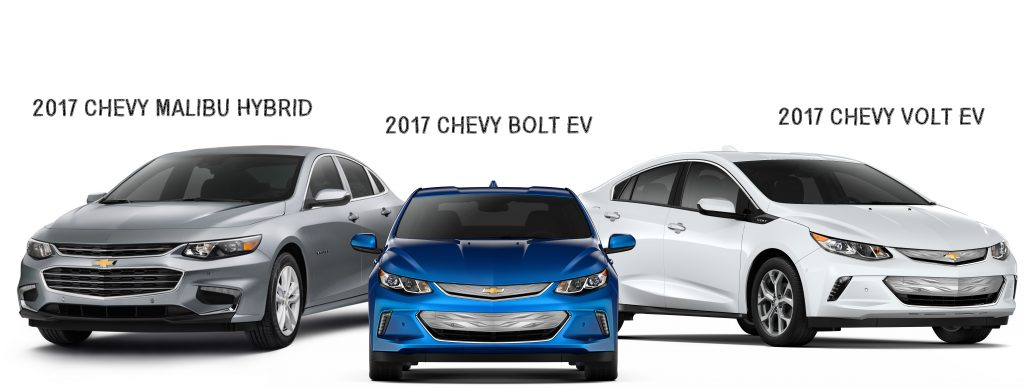 2017 Chevy Hybrid and EV Models