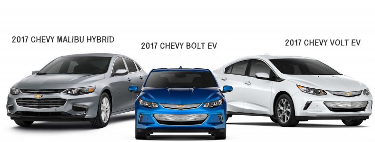 2017 Chevy Hybrid and EV Models