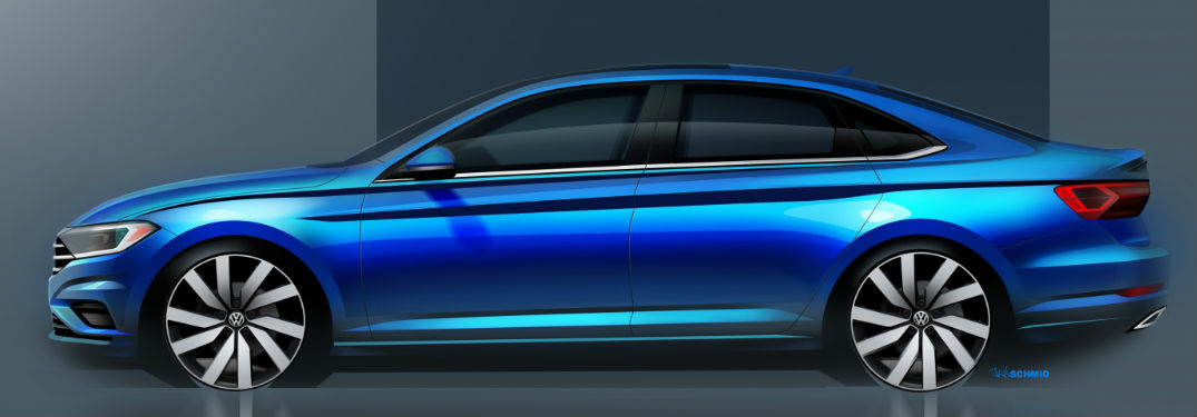 2019 Volkswagen Jetta next-generation design sketches