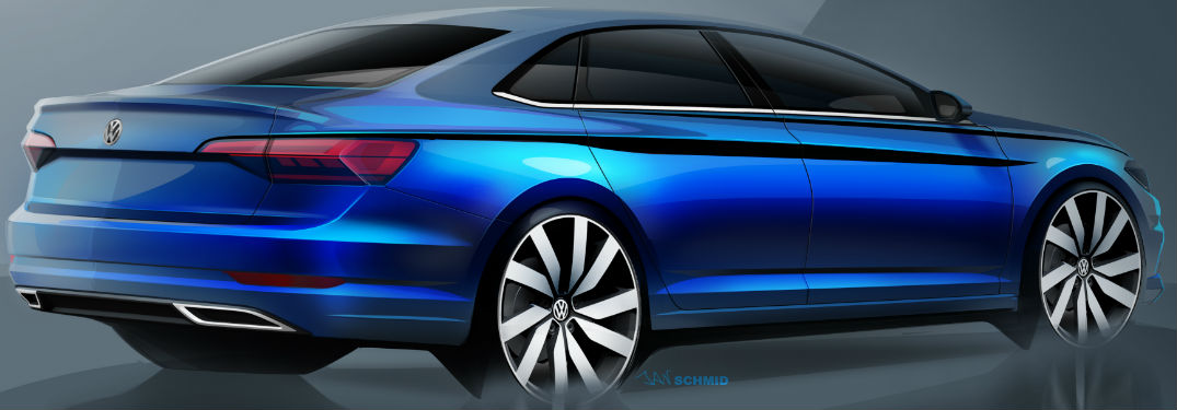 2019 Volkswagen Jetta next-generation design sketches