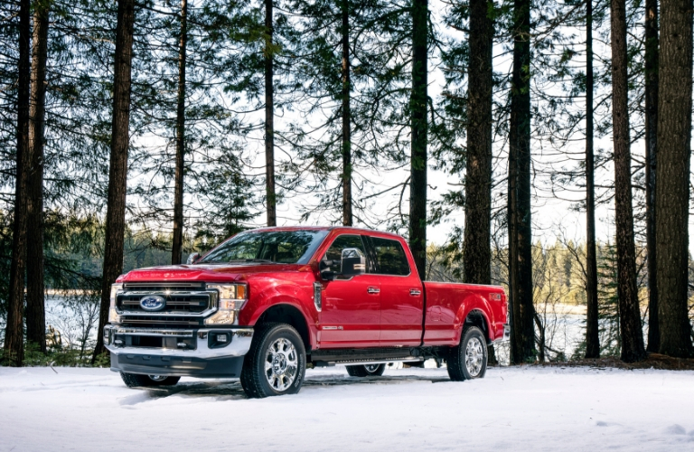 What are the 2020 Ford Super Duty engine options?