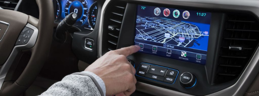 How do I use the GMC apps with my truck?