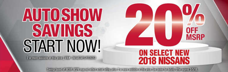 Glendale Nissan Auto Show Sales Event Glendale Heights IL