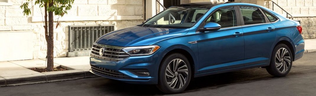 profile view of the 2019 VW Jetta