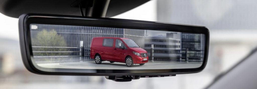 What is the digital rear-view mirror in a Mercedes-Benz van? - Mercedes ...