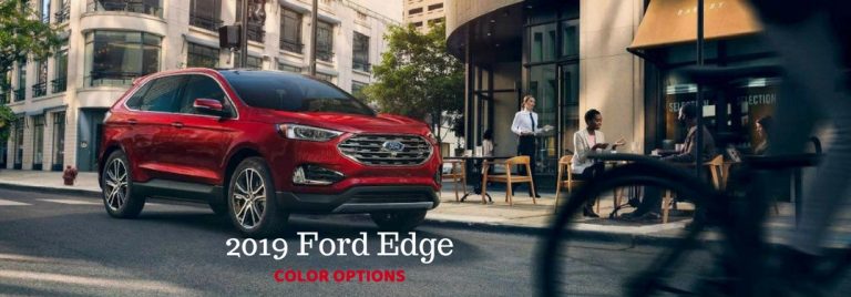 What are the Color Options for the 2019 Ford Edge?
