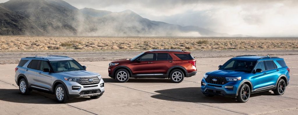 What are the Exterior Paint Color Options for the 2019 Ford Explorer?
